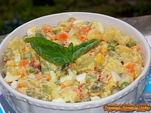 Salata Ruseasca. Salata A La Russe